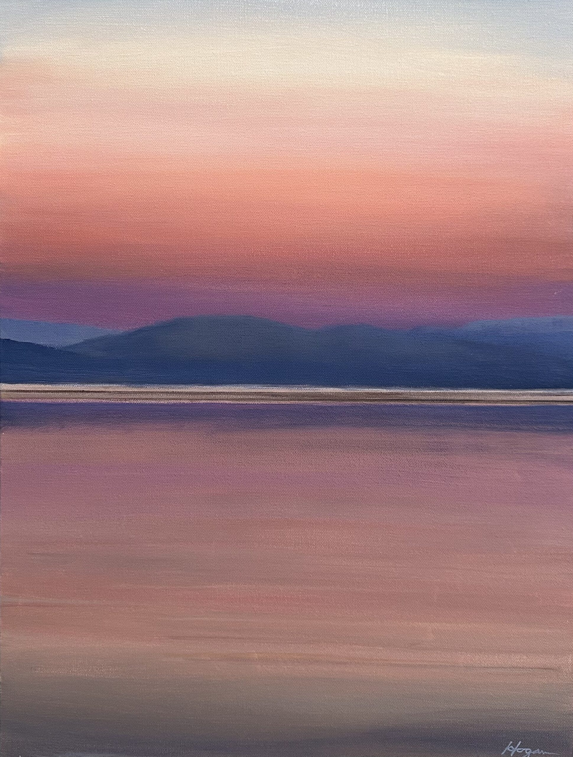 “Pastel Reflection”: 18” x 24” Acrylic Original – $575 – bobhoganart